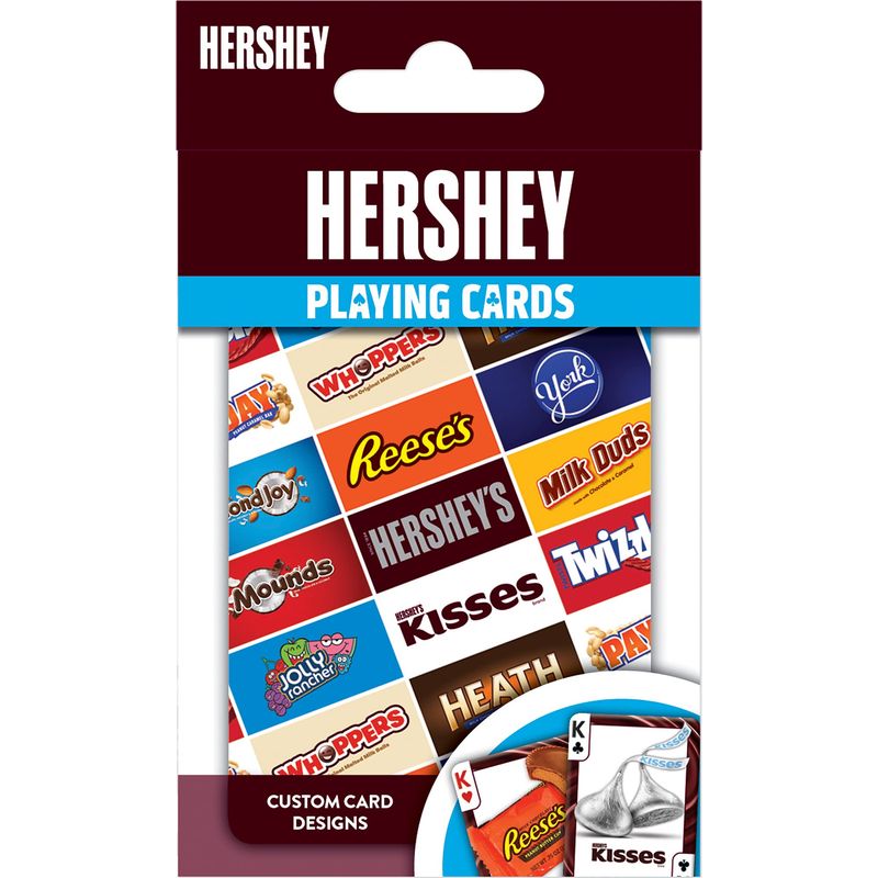 Masterpieces Officially Licensed Hershey Playing Cards - 54 Card Deck ...