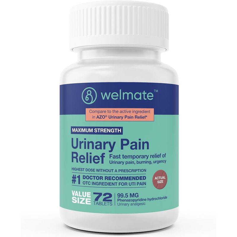 WELMATE Urinary Pain Relief | UTI | Fast Acting | Bladder Discomfort ...