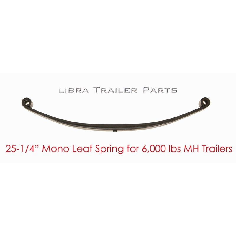 New MH trailer leaf spring mono leaf double eye 3000lbs for 6000 lbs ...