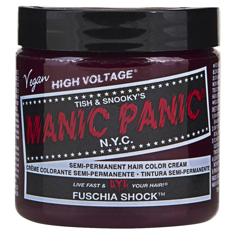 Manic Panic High Voltage Classic Cream Formula Colour Hair Dye 118ml (Fuchsia Shock) - Online ...