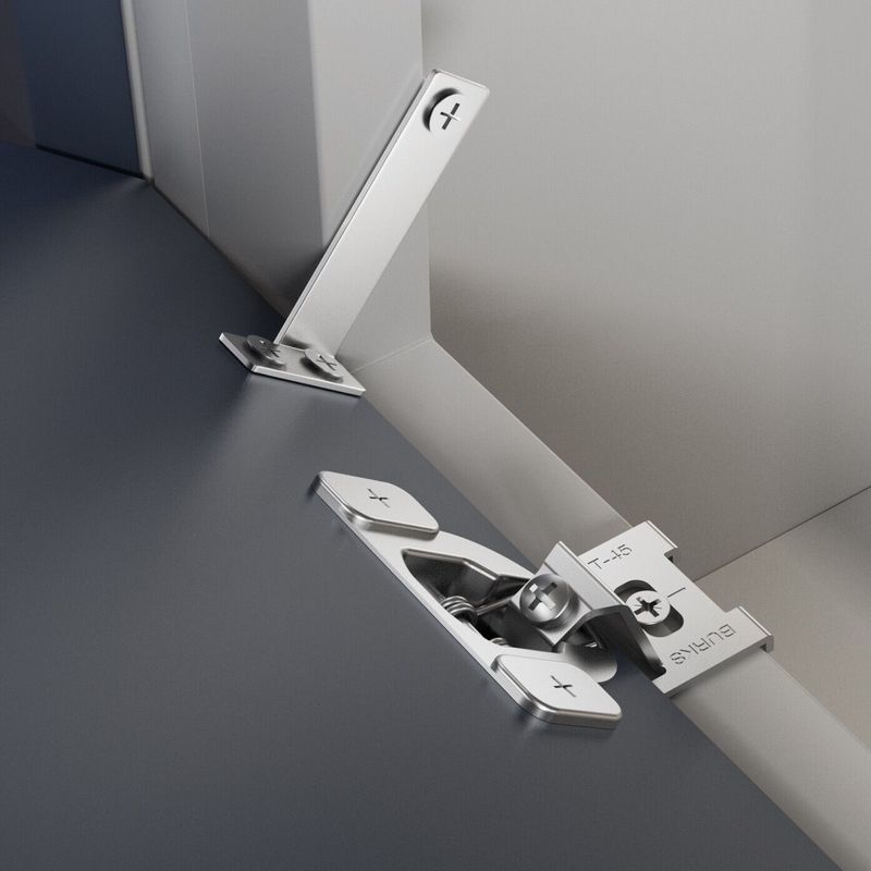 Tilt Out Hardware, Tip Out Tray Hinges, Pack of 8 Hinges with 4 Brackets - Online Marketplace ...