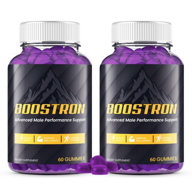 (2 Pack) Boostron Gummies for Men, Advanced Formula for Male Health ...