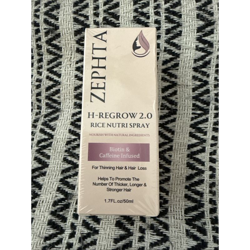 Zephta H-Regrow 2.0 Rice Nutri Spray x1 For Thinning Hair & Hair Loss ...