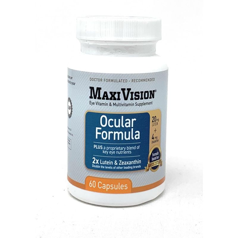 MaxiVision® Ocular Formula - AREDS2 - Eye Vitamins & Multivitamin ...