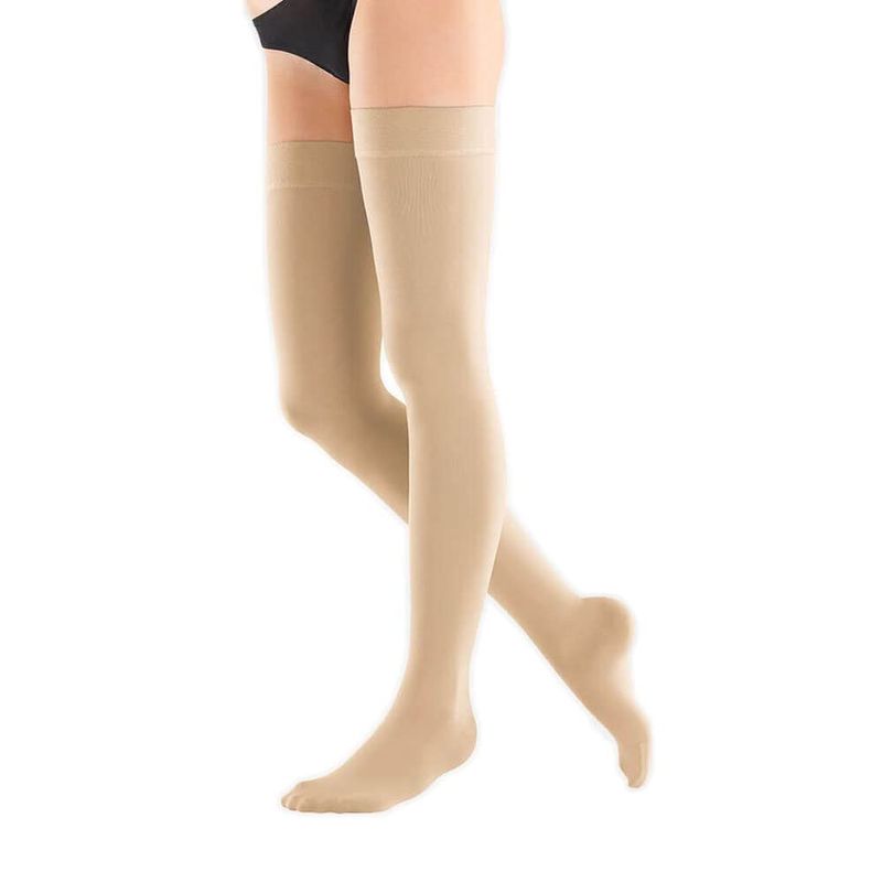 Bauerfeind VenoTrain Soft AG CCL2 Compression Thigh Stockings S Normal ...