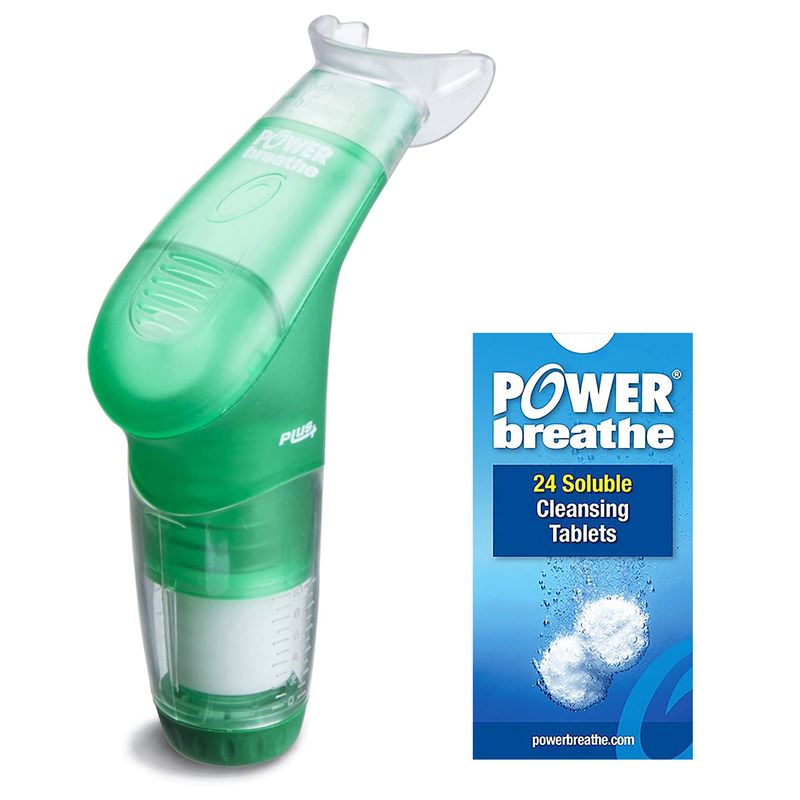 POWERbreathe Plus Standard Load Green Cleaning Tablets (24 Pieces) Set ...
