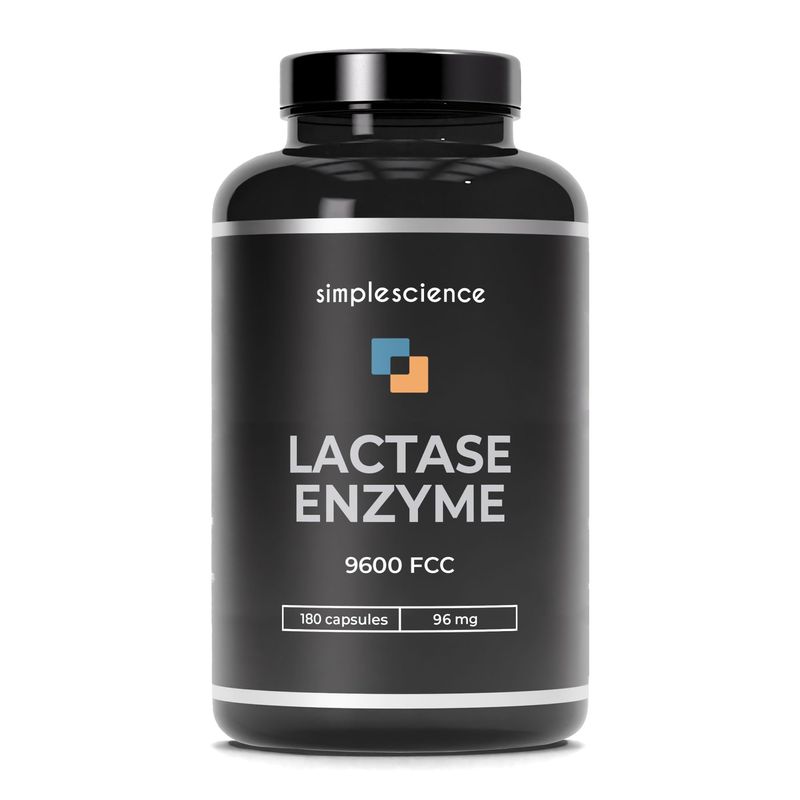 Lactase Enzyme (High Strength) | 9600FCC in One Capsule | 180 Capsules ...