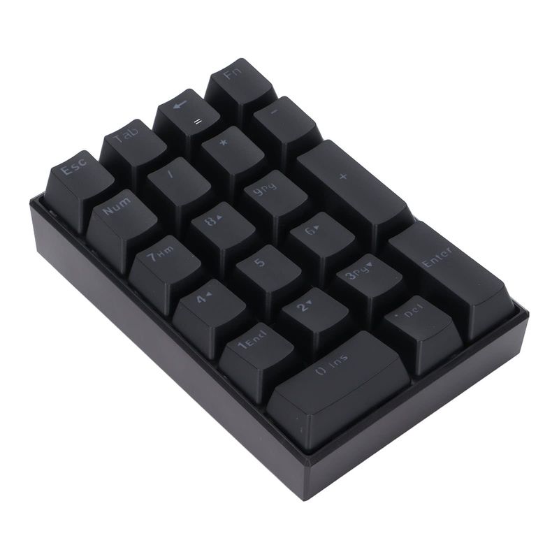 Numeric Keypad, 21 Keys Mini Wired Keyboard Numeric Keypad, Stepped ...