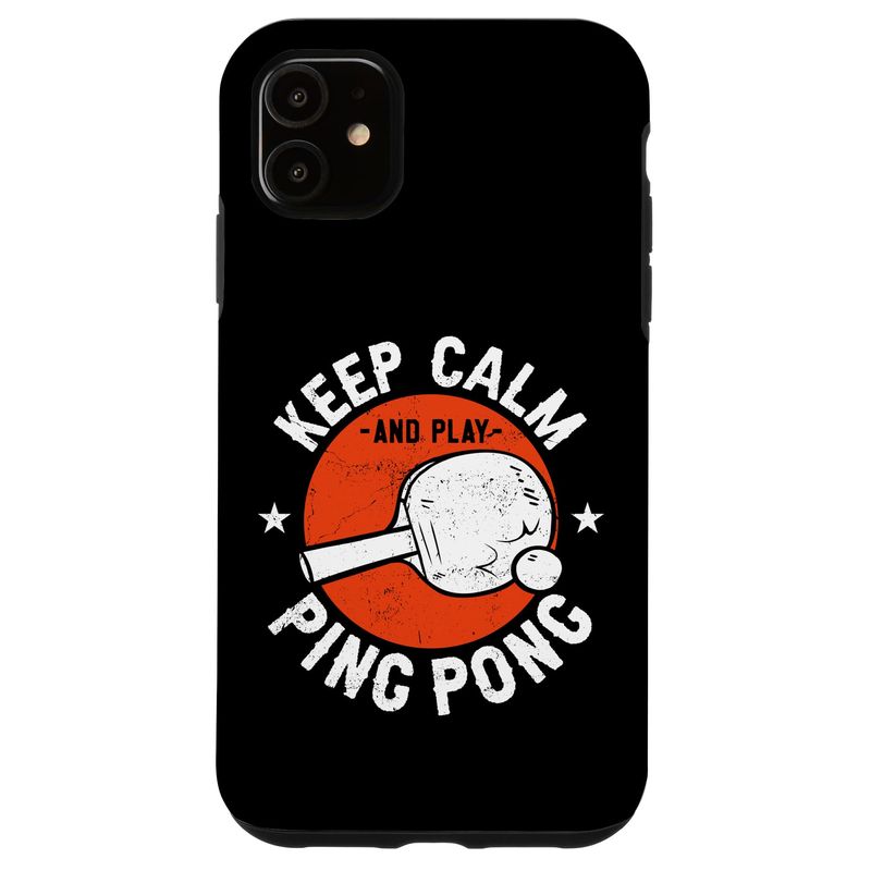iPhone 11 Ping Pong Table Tennis Paddle Keep Calm And Play Ping Pong Case - Online Marketplace ...