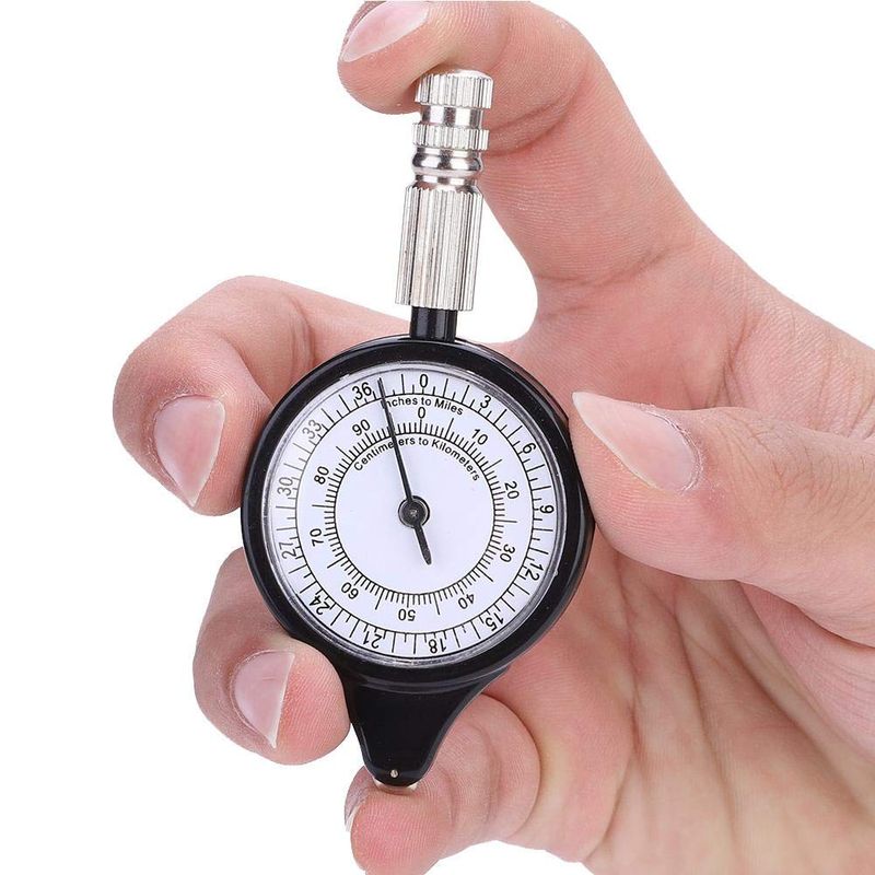 Mini Compass, Outdoor Measurer Map Measuring Gauge Map Mini Outdoor Map ...