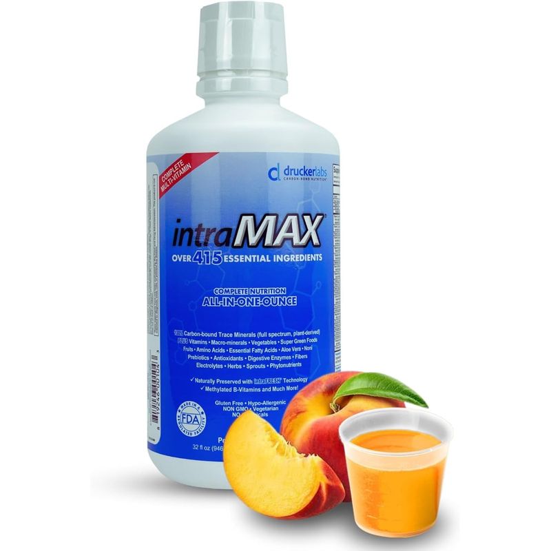 Intramax 2.0 Organic Liquid Trace Minerals, Liquid Multivitamin, for ...