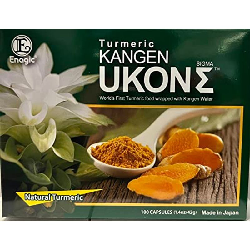 Kangen Ukon Turmeric by ENAGIC 100% Organic Multivitamins Vegeterian ...