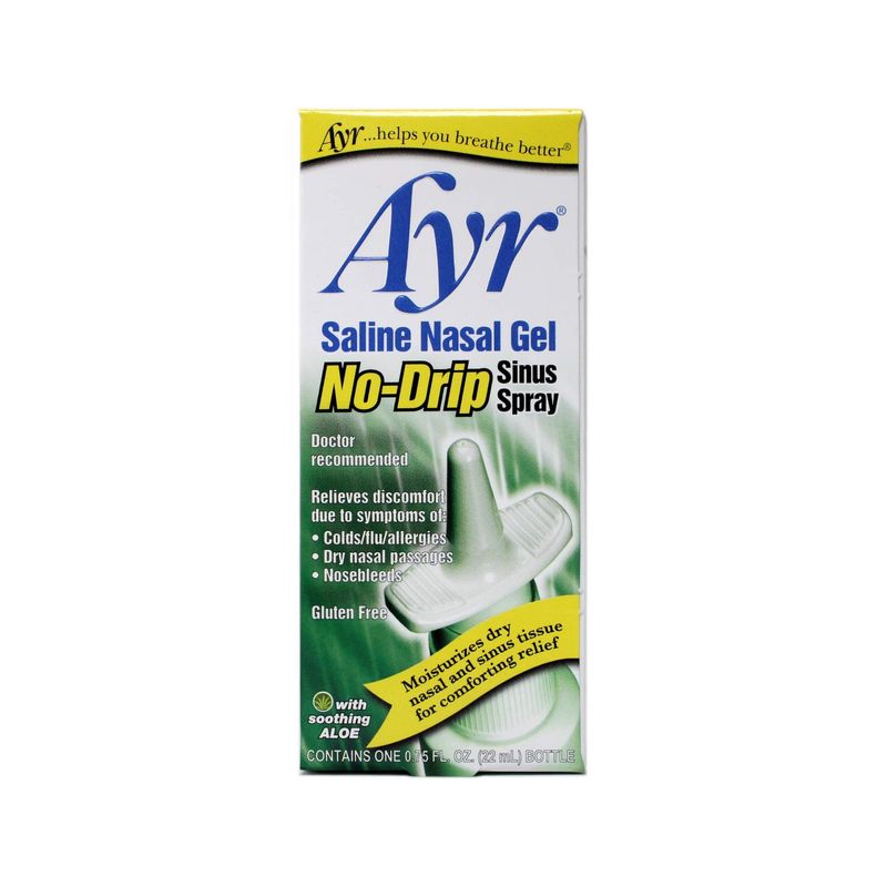 AYR SALINE NASAL GEL SPRAY .75oz by ASCHER B.F.AND COMPANY INC ...