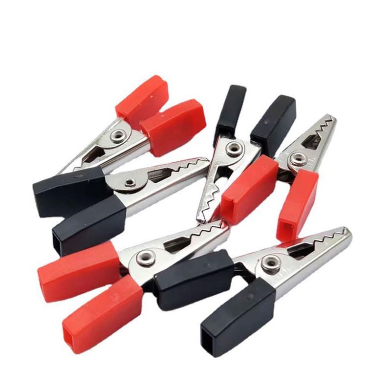 30pcs Alligator Clips Electrical Test Cable Crocodile Clips Metal ...