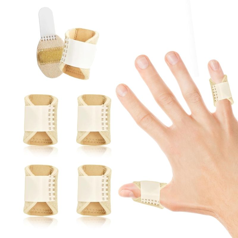 EDNYZAKRN Pack of 5 Thumb Splints, Finger Splint for Trigger Finger ...