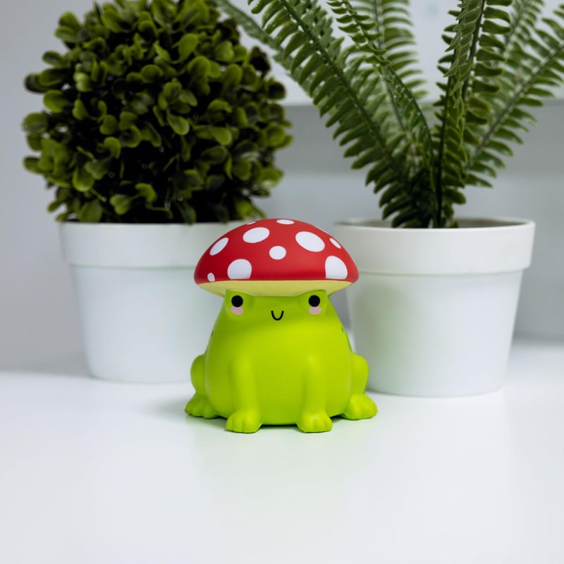 Mushroom Frog Stress Squeezer Fidget Toy. Comforting Tactile Toy to ...