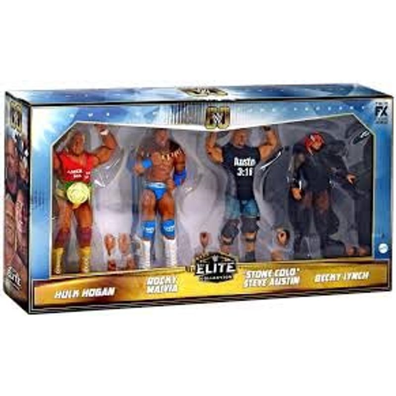 WWE THEN. NOW. FOREVER. TOGETHER. ACTION FIGURE SET - 4PK - EveryMarket