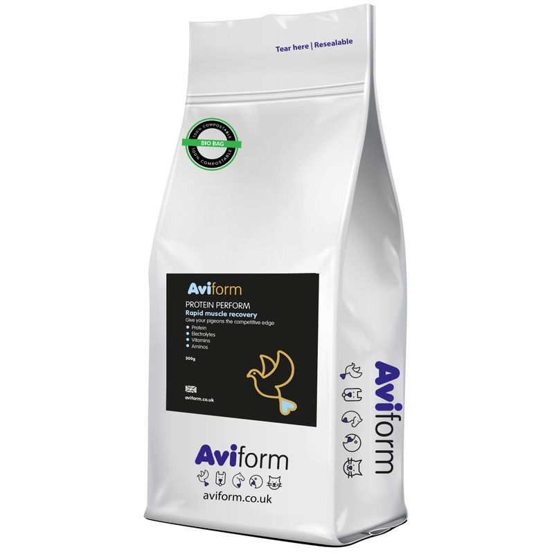 Aviform Protein Perform for Pigeons - Bi Pouch (500g) Protein Perform ...