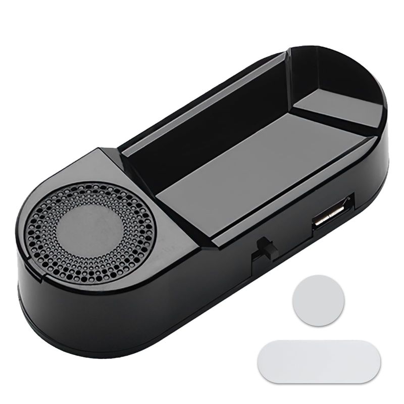 Solar-Powered Fake Car Alarm LED Light, Dummy Alarm Box with Red ...