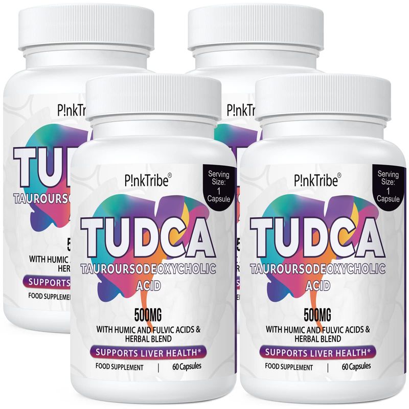 TUDCA 500mg, Tauroursodeoxycholic Acid with Humic and Fulvic Acids ...