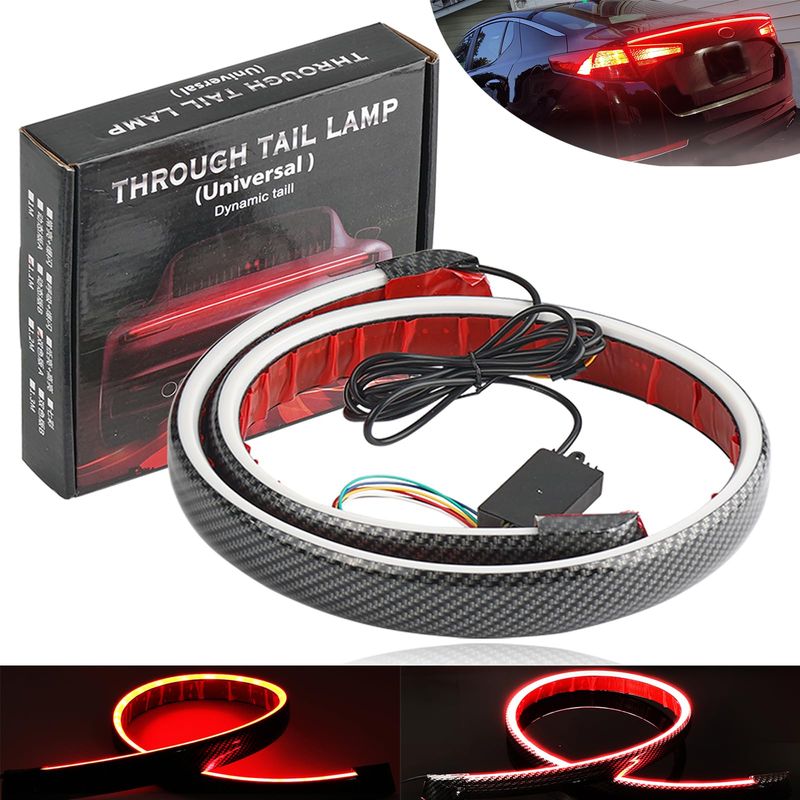 AUTOXBERT LED Brake Light Strip, 43inch Universal Red & Amber ...