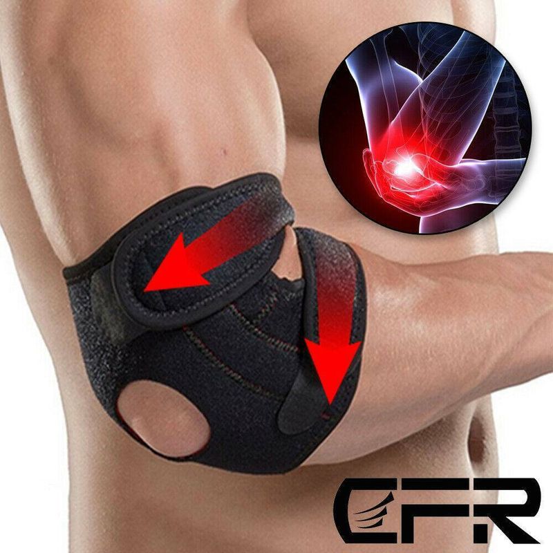 Tennis Elbow Brace Support Sleeve Arthritis Tendonitis Arm Joint Pain ...