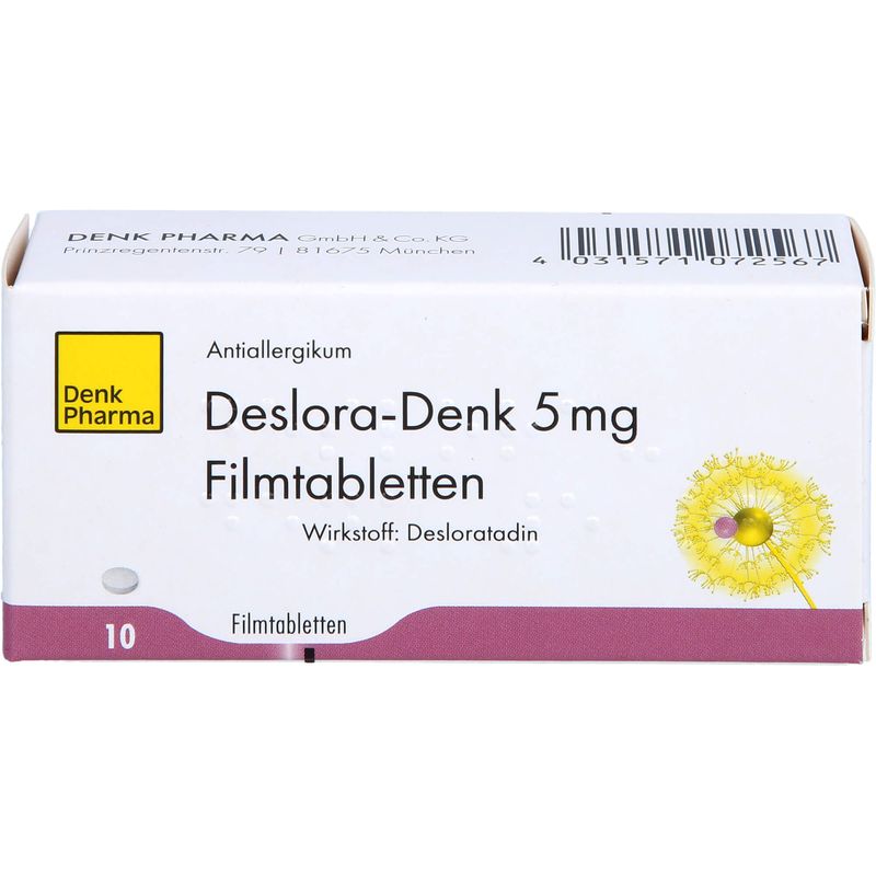 Deslora Denk 5mg Filmtabl, 10 St FTA - Online Marketplace - EveryMarket