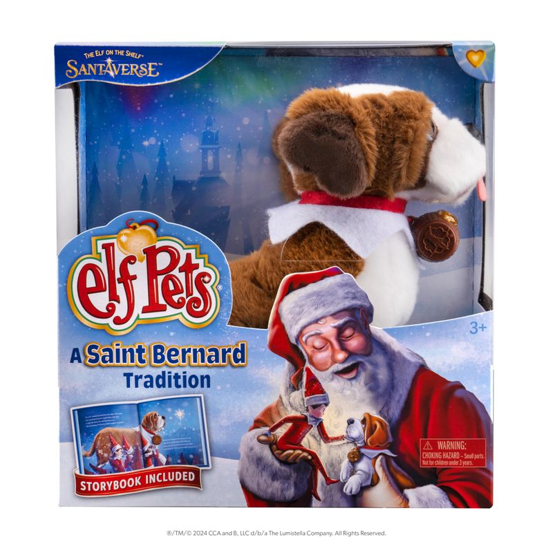 Elf Pets: A Saint Bernard Tradition- Includes Beautifully Illustrated ...
