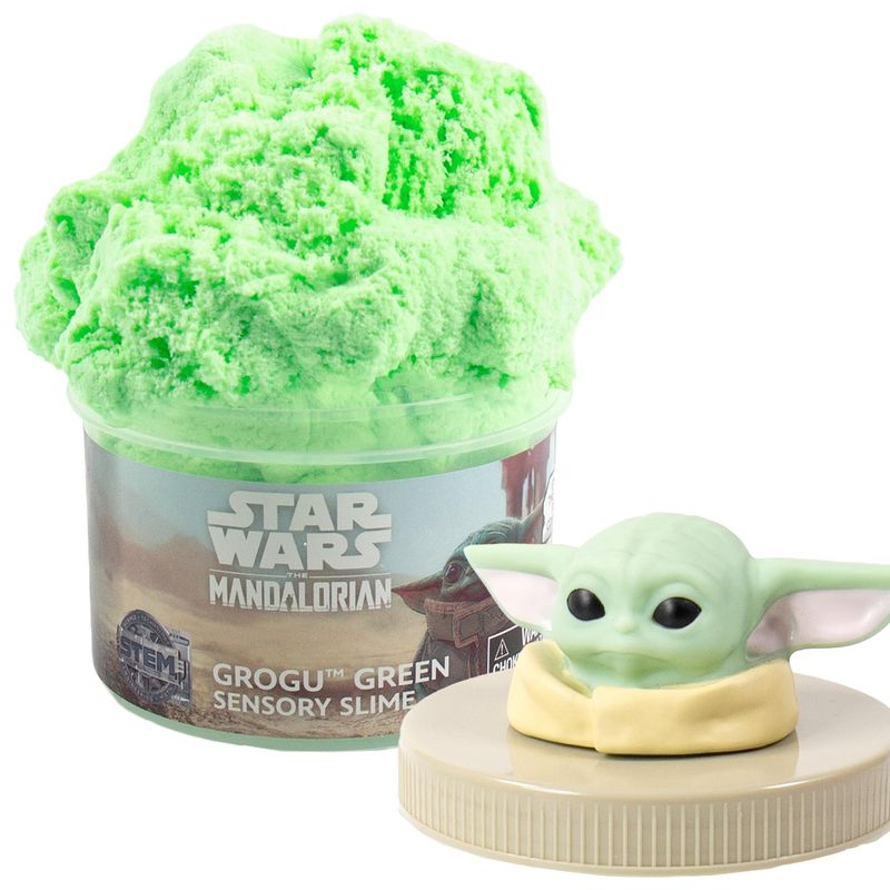 STAR WARS™ The Mandalorian Grogu Green Slime, 8oz Star Wars Slime, Pre ...