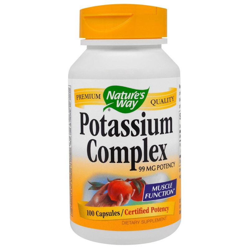 Nature's Way Potassium Complex, 100 Caps (Pack of 2) - Online Marketplace - EveryMarket