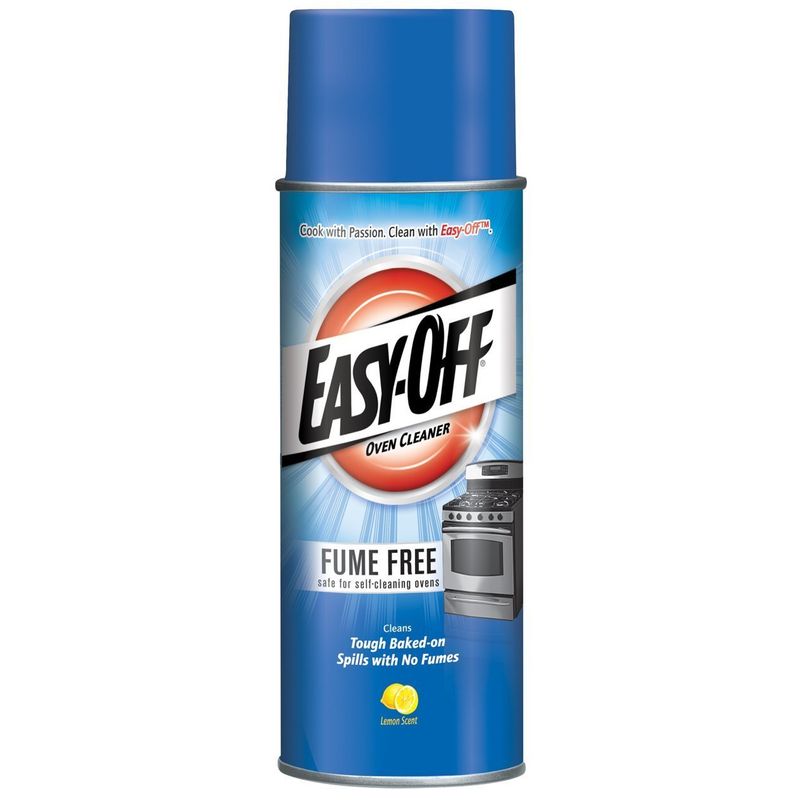 Easy-Off FUME FREE OVEN CLEANER Lemon Scent AEROSOL Safe For Self ...