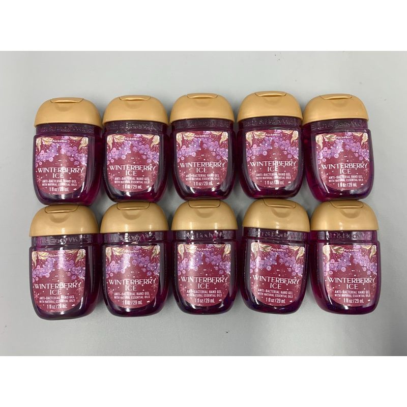 Bath & Body Works Winterberry Ice PocketBac Anti Hand Gel Sanitizer S ...