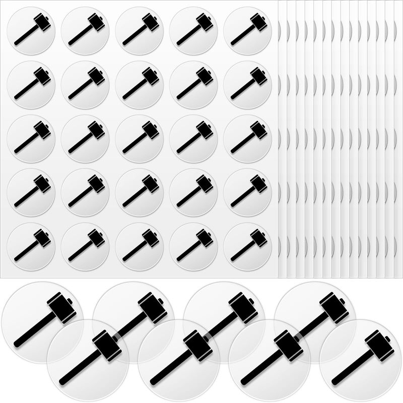 Noveread 200 Decals Sledgehammer Helmet Award Stickers 1'' Vinyl ...