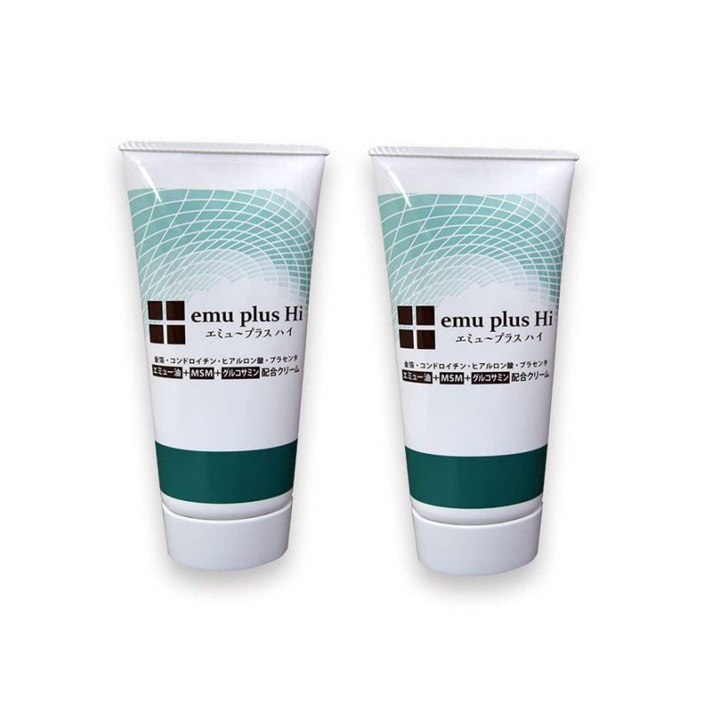 [Set of 2] Noguchi Medical Laboratory Emu Plus Hi (Tube Type), Emu Oil ...