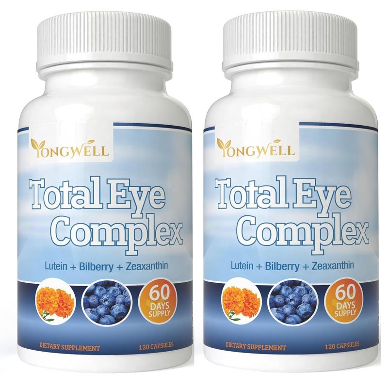 Total Eye Complex with Lutein, Bilberry & Zeaxanthin - Support Eye ...