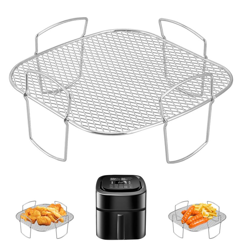 Air Fryer Basket for Nuwave Oven, Steel Grill Basket, Non-stick Mesh ...
