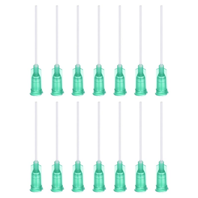 sourcing map 50 Pcs 18G Plastic Dispensing Needles With Luer Lock, 1.5 ...