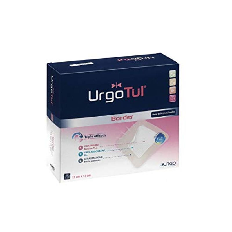 UrgoTul Absorb Border Square Dressing, 13 x 13 cm - EveryMarket