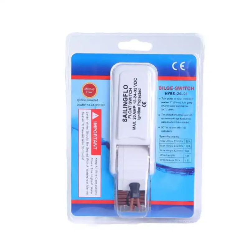 Sailingflo Float Switch, Automatic Boat Bilge Pump Float Switch ...