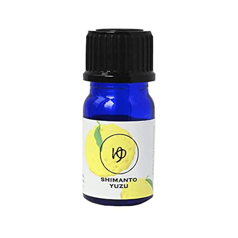 Aroma Oil, Yuzu, Yuzu, 0.2 fl oz (5 ml), Essential Oil, Shimanto Essential Oil, Made in Japan ...