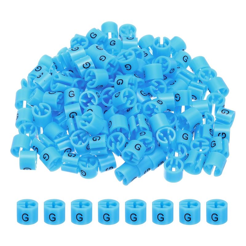 PATIKIL 300Pcs Clothes Hanger Marker G Size Plastic Garment Tags Hanger ...