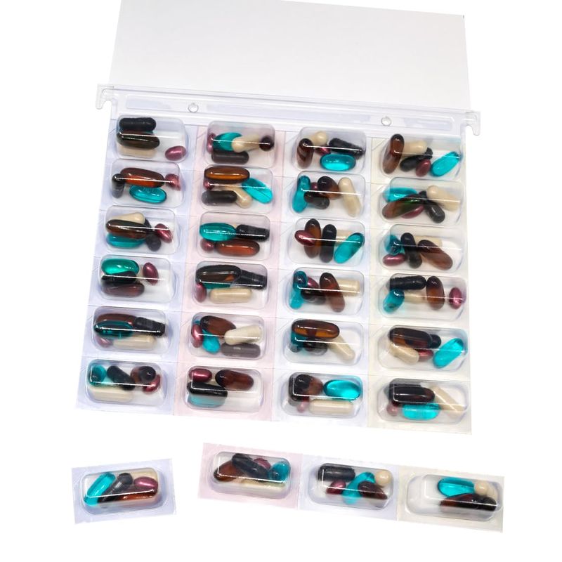 XXL Unit Dose Medication Blister Card, Easy Cold Seal Assembly ...