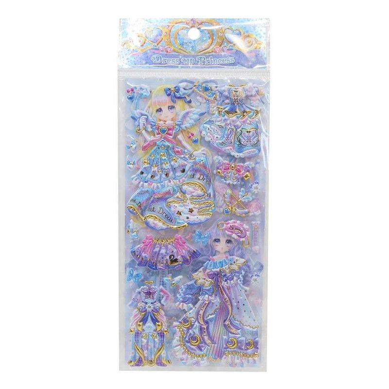 [Kisekae Sticker] Dress Up Princess Sticker/Blue Ange Princess - Online ...