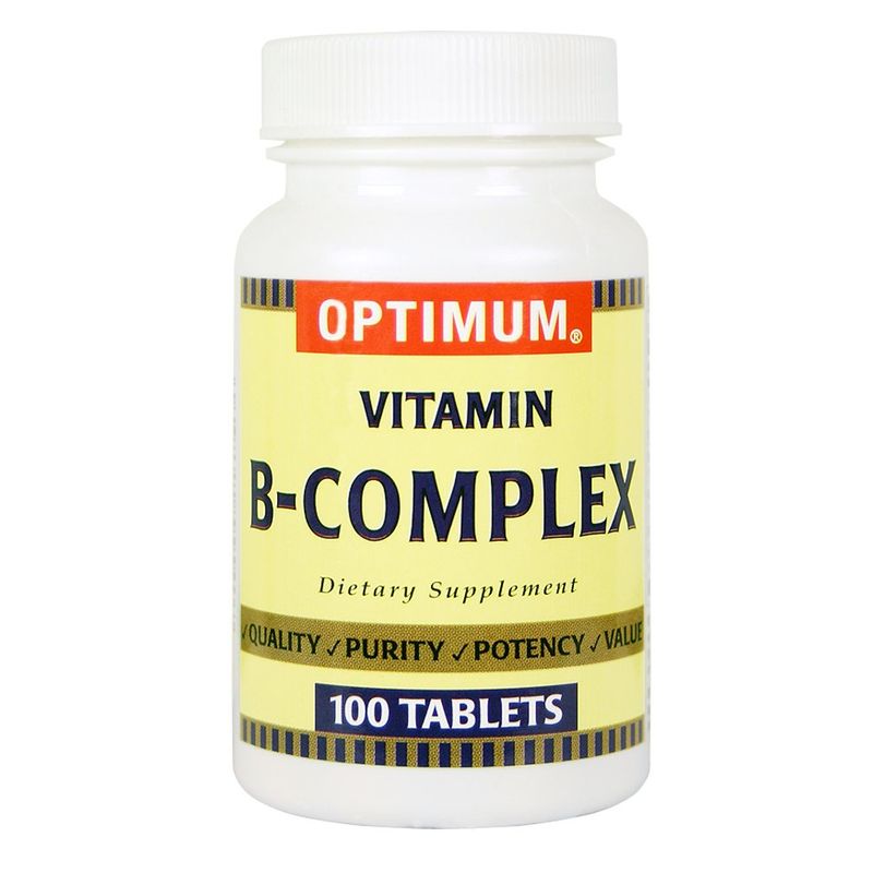 Optimum Vitamin B-Complex Tablets, 100 Count (Pack of 2) - Online ...
