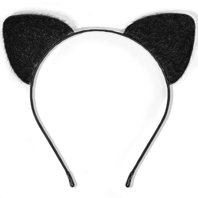 Cat Ears Headband, Black Cat Ears Cat Costumes for Adult Women Girls ...