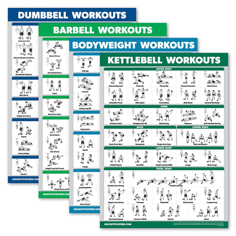 Palace Learning 4 Pack - Dumbbell Workouts + Barbell Workouts ...