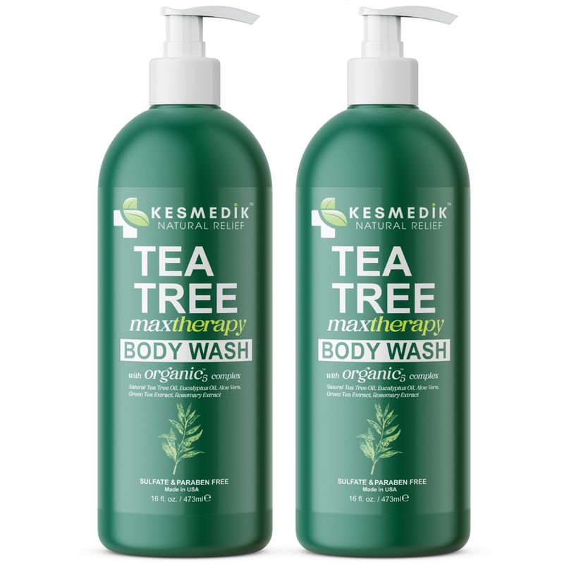 KESMEDIK Tea Tree Oil Body Wash MaxTherapy | Antibacterial & Antifungal ...