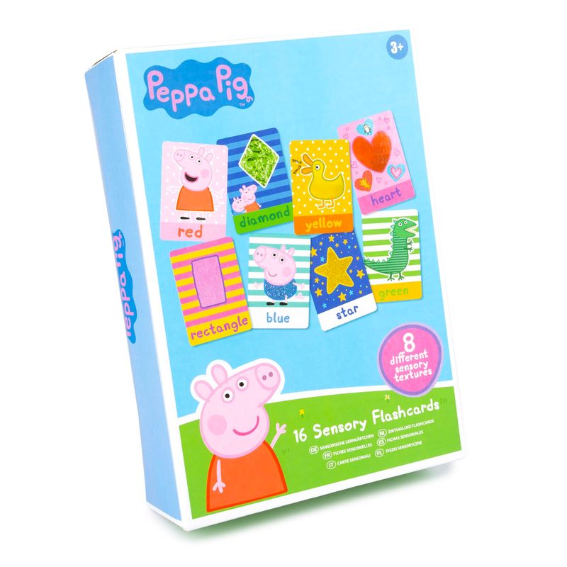 abeec Peppa Pig 16 Sensory Flashcards - Baby Sensory Toys For 3 ...