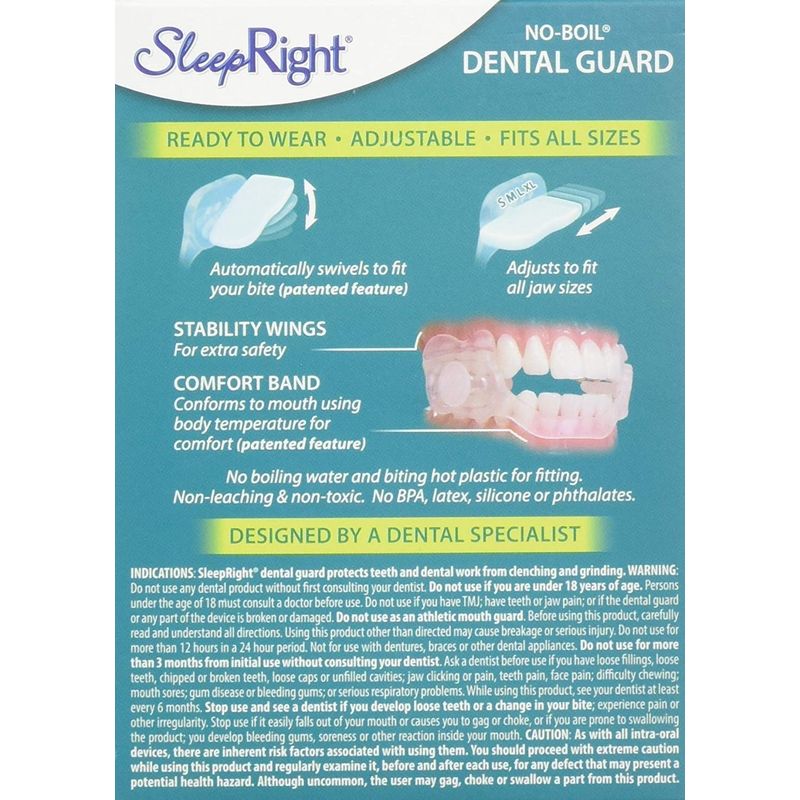 SleepRight Secure-Comfort Dental Guard Mouth Guard To Prevent Teeth ...