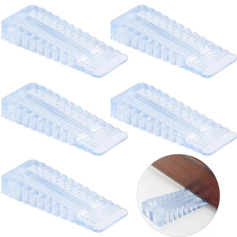 Door Stopper, Slide Lock, Set of 6, Wedge Stopper, Sliding Door ...